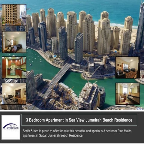 3 bedroom apartment in partial sea view sadaf 8 jumeirah beach residence | PPT
