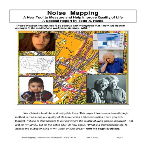 Noise Mapping, By Todd Hamo _11_14_08_ | PDF
