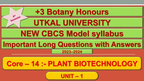 Preparation of plant tissue culture media,types and Sterilization | PPT