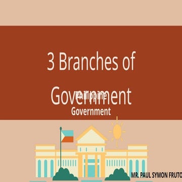 3 Branches of Government for Students.pptx