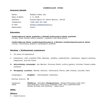 CURRICULUM VITAE | DOCX