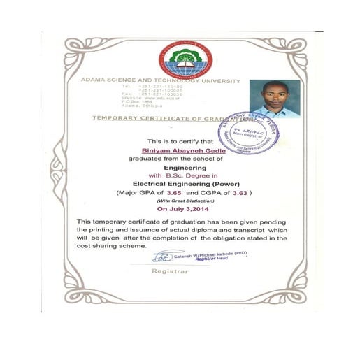 Temporary certification | PDF