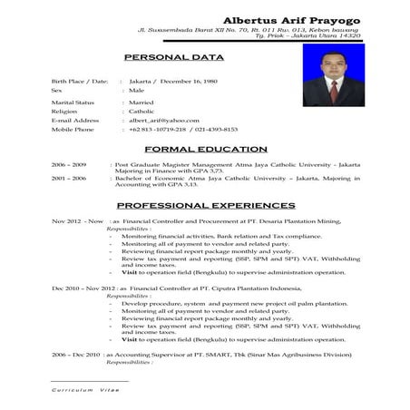 CV Arif | DOC