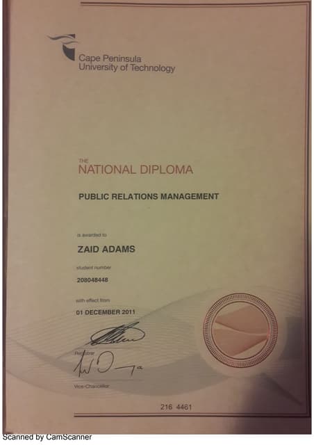 Zaid Adams POWERPOINT | PDF