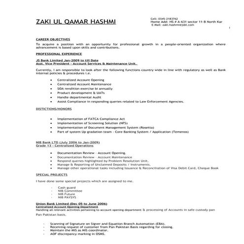 Zaki CV | PDF