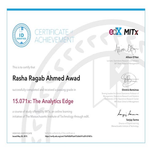 MIT- The Analytics age | PPT