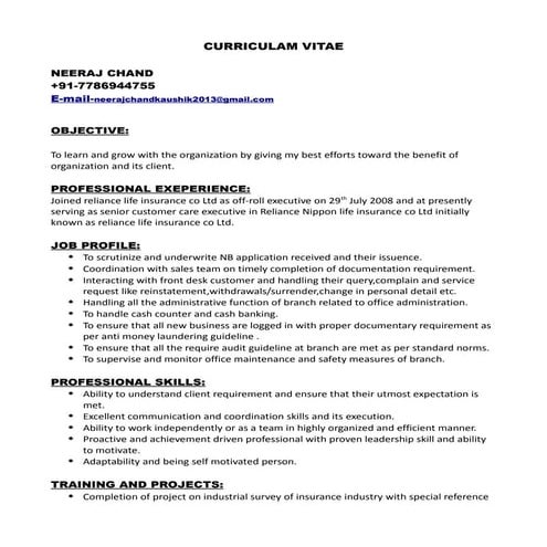 resume for job | PDF