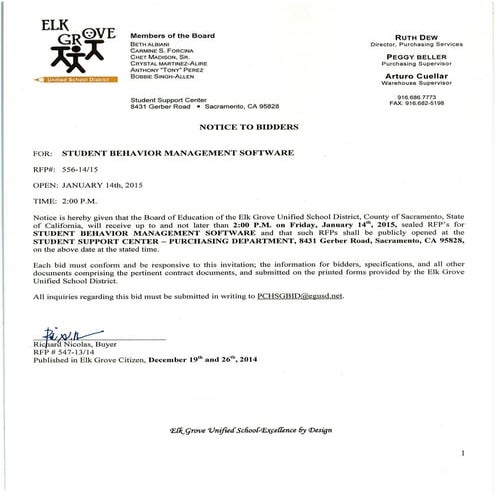 Student Behavior Health RFP | PDF