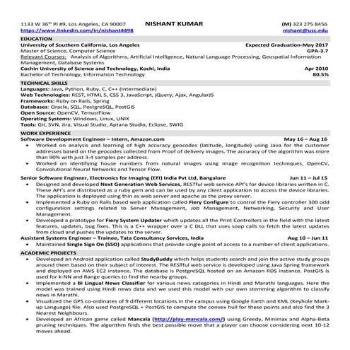 Nishant Resume | PDF