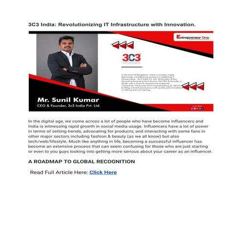 3C3 India_ Revolutionizing IT Infrastructure with Innovation..pdf