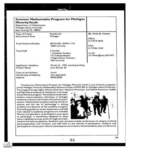 michigan state university program | PDF