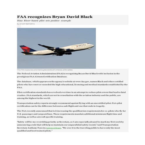 FAA Recognizes Idy Tall | DOCX