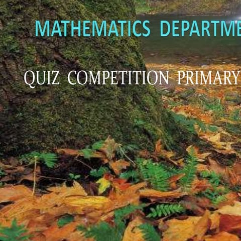 MATHEMATICS DEPARTMENT | PPT