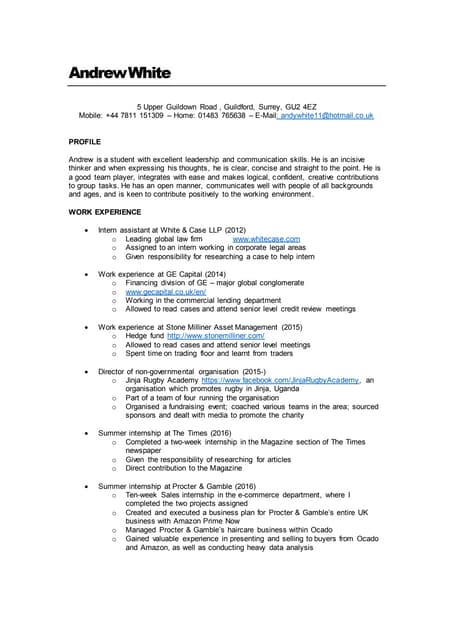 Resume | PDF