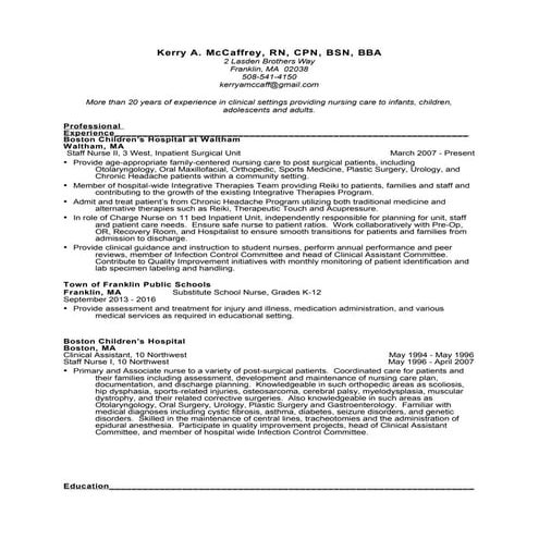 Kerry Resume 2017 - 2 | PDF