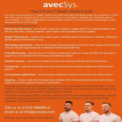 Free IT Health Check. | PDF | Medical Tests | Medical Health