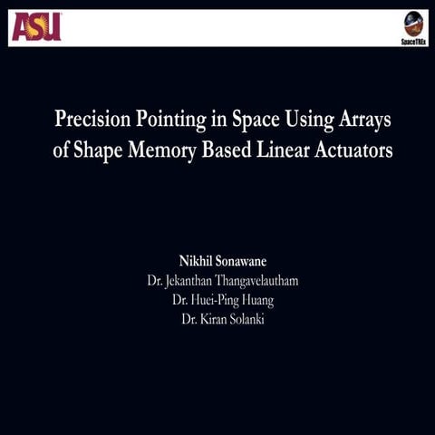 Precision Pointing in Space Using Arrays (1) | PPTX