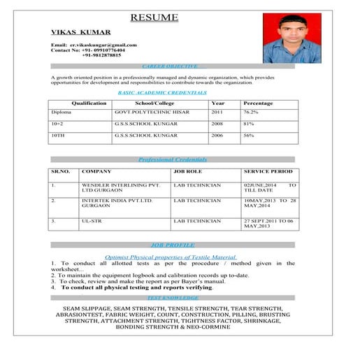 vikas (resume) (1) | DOC