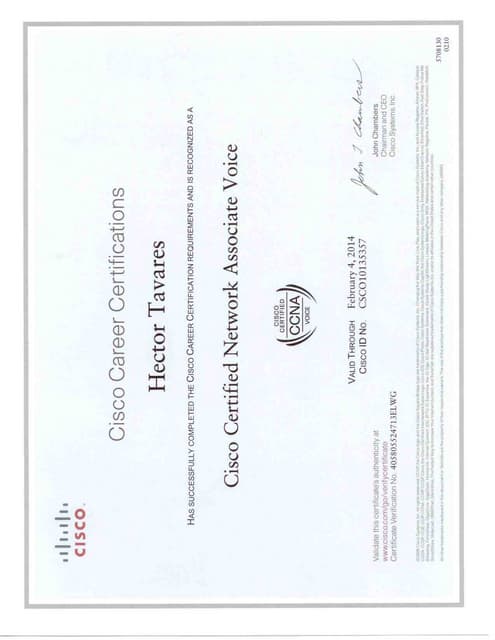 Cisco certification ID | PPT