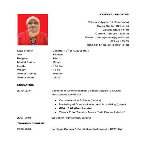 Curriculum Vitae | PDF