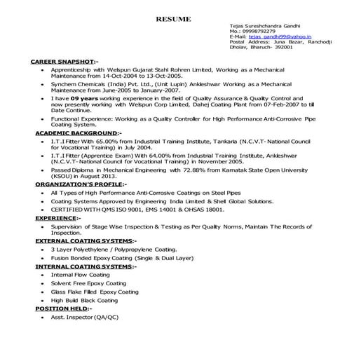Resume_Tejas | DOCX