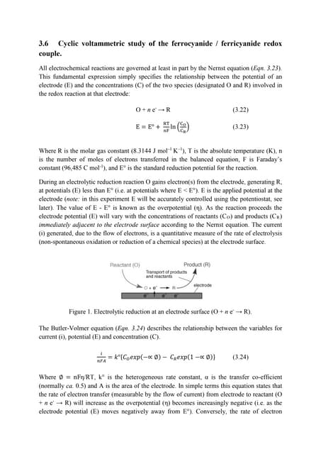 Cyclic voltammetry | PPTX