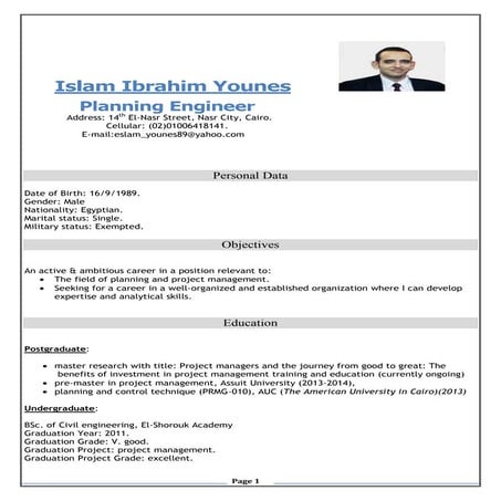 Jr. Civil Engineer Portfolio | PDF