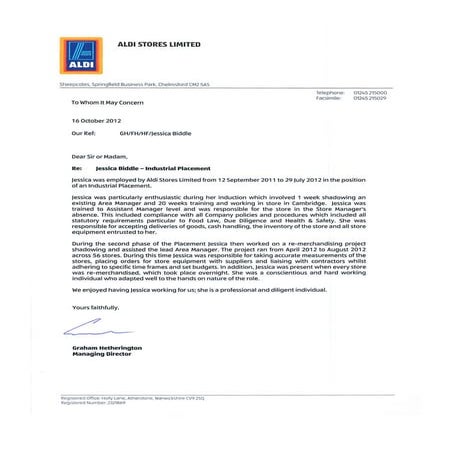 Aldi Reference | PDF