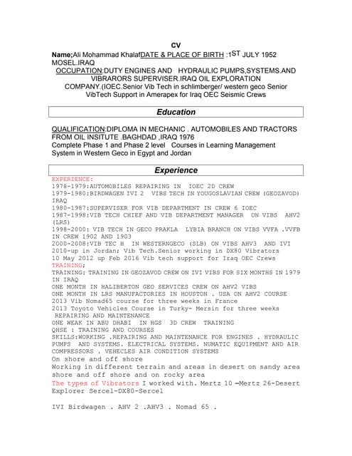 CV Amro Mohammed Noor Khayat