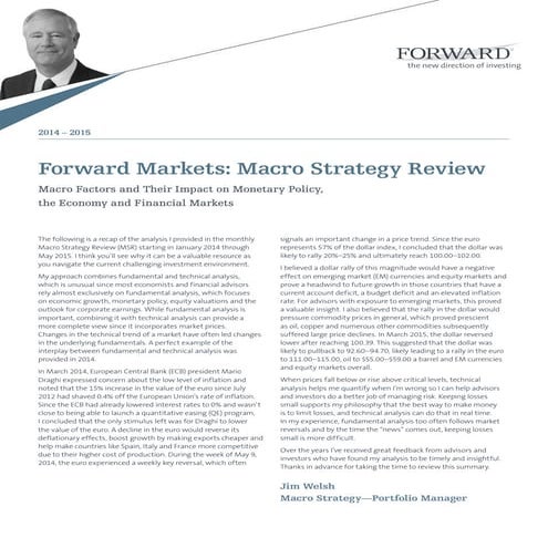 Macro Strategy Review Summary Jan 2014-Aug 2015 | PDF