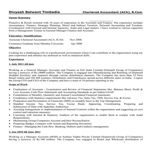 CV - Divyesh Timbadia | DOC