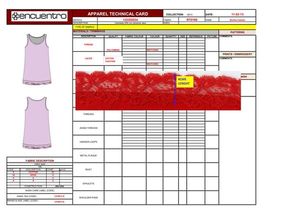 Tech pack eo17955 md | PDF