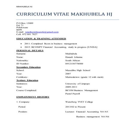 hunadi cv | DOCX