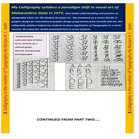 3 calligraphy is the mother of typography by ranjan r. i. joshi | PDF