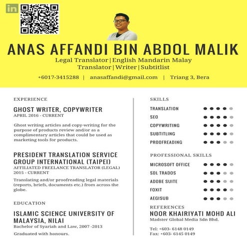 Anas affandi bin abdol malik (2) | PDF