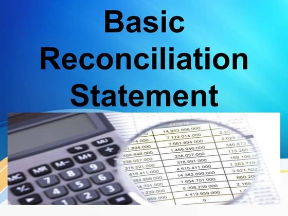 Bank Reconciliation.ppt