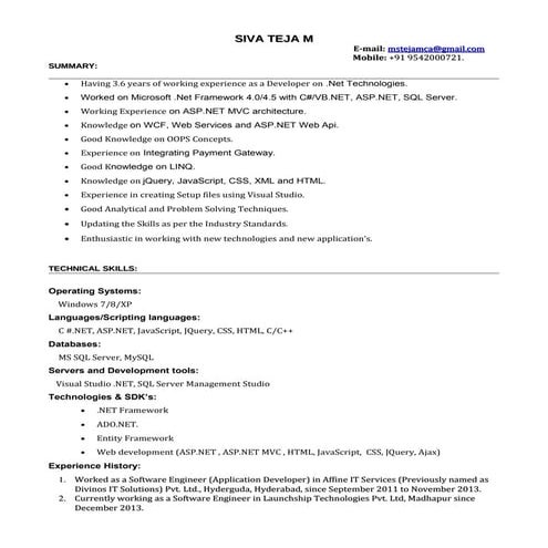 NodeJs-resume | DOC