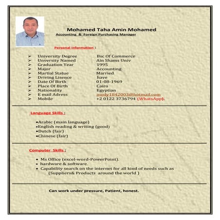 Roy Resume | DOC