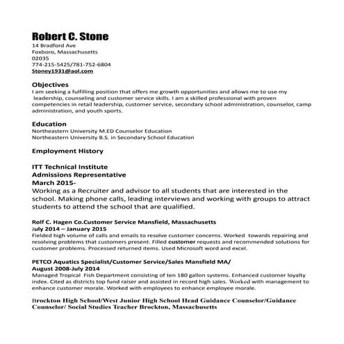 RESUME2 | PDF