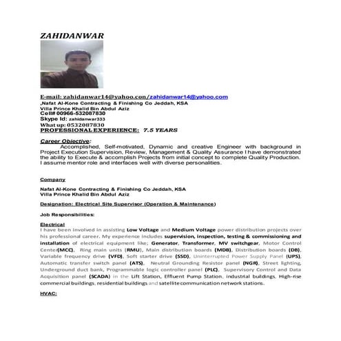 zahid anwar | DOCX | Civil Engineering Industry | Industries