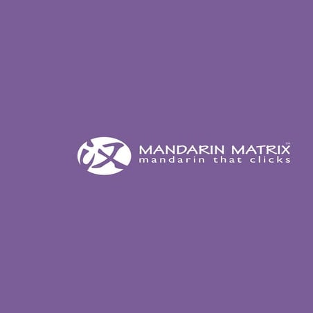 Mandarin Matrix BROCHURE 2013 | PDF