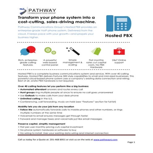 PBX-Brochure | PDF | Email | Internet