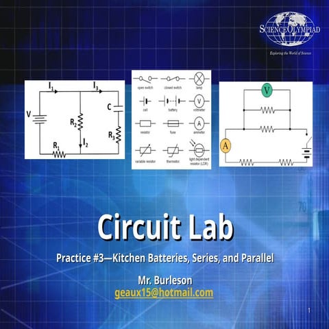 Second part Circuit Lab Slides for science olympiad | PPT