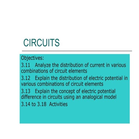 Circuits Intro | PPT