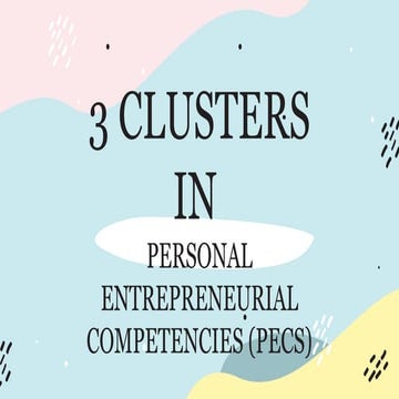 3CLUSTERS in PECS for Grade 12 learners.pptx