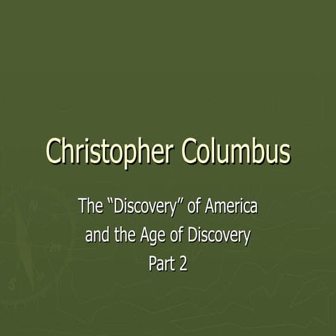 Christopher Columbus Powerpoint | PPTX