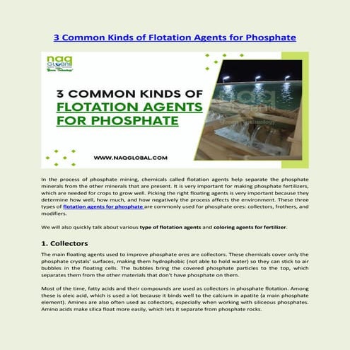 3 common kinds of flotation agents for phosphate.pdf