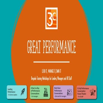 3C Performance Management Training Brochure 2024 | PDF