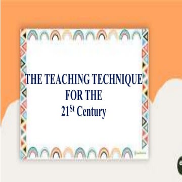 creative education for teachers in teaching workd | PPT