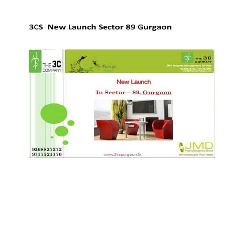 3cs new project gurgaon sector-89 | PDF